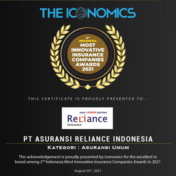 PT Asuransi Reliance Indonesia Raih Penghargaan Most Innovative ...
