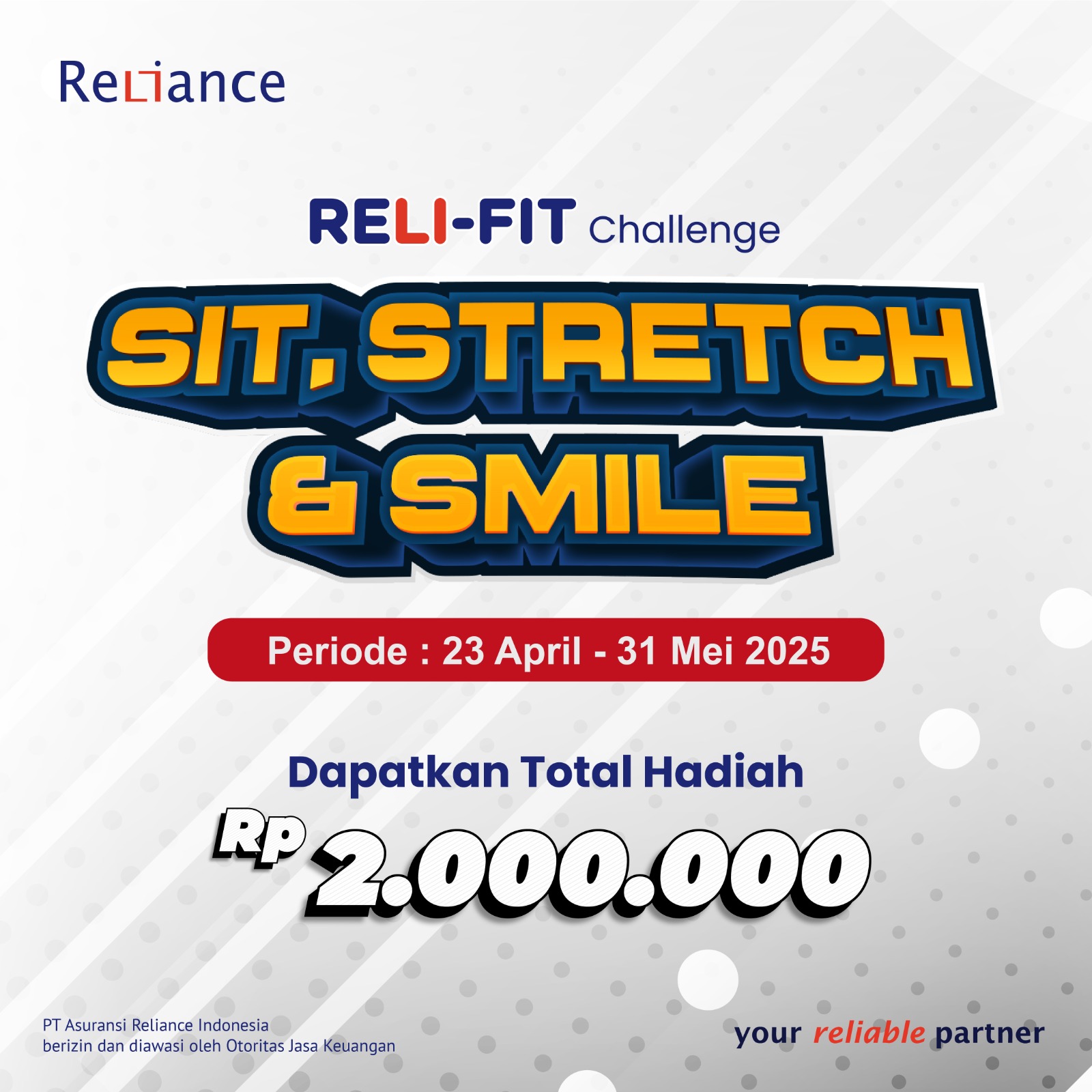 RELI-FIT Challenge: Sit, Stretch & Smile